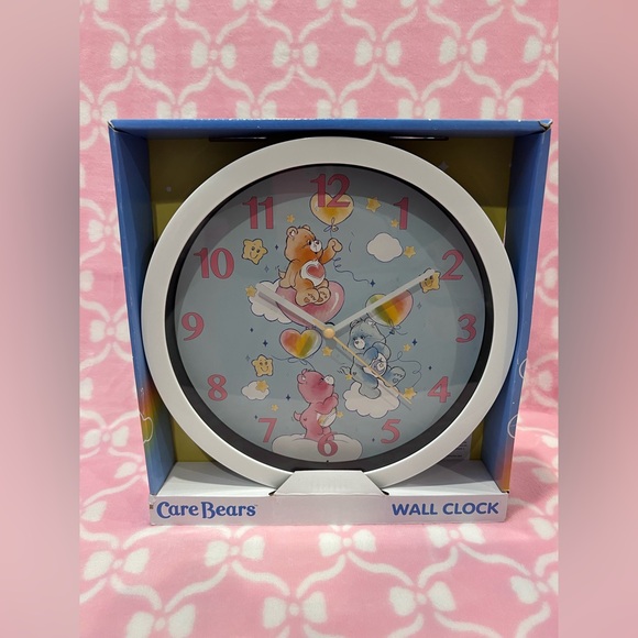 Care Bears | Wall Decor | Care Bears White And Blue Wall Clock | Poshmark